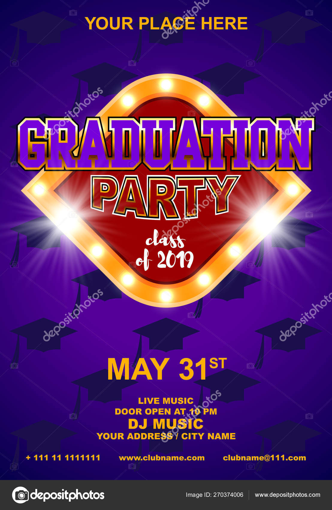 Graduation Night, Graduation Party, Grads Party or Prom Party. School ...