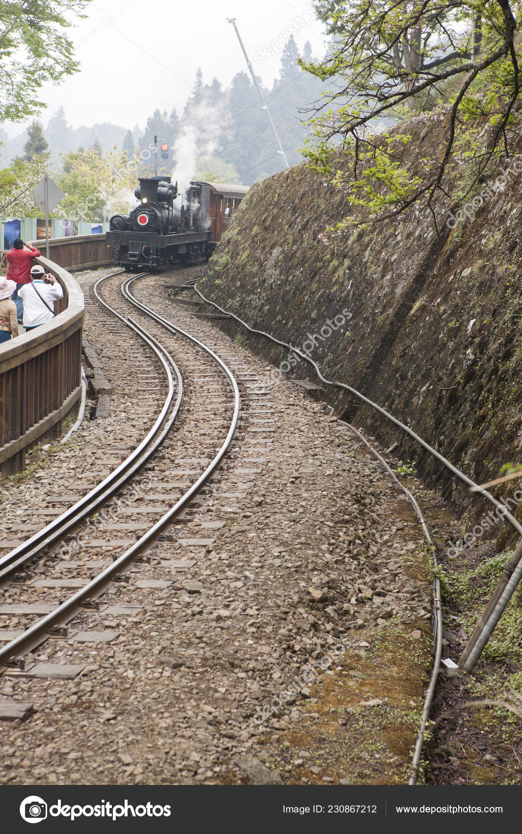 Old Fashioned Train Alishan Chiayi Taiwan – Stock Editorial Photo ...