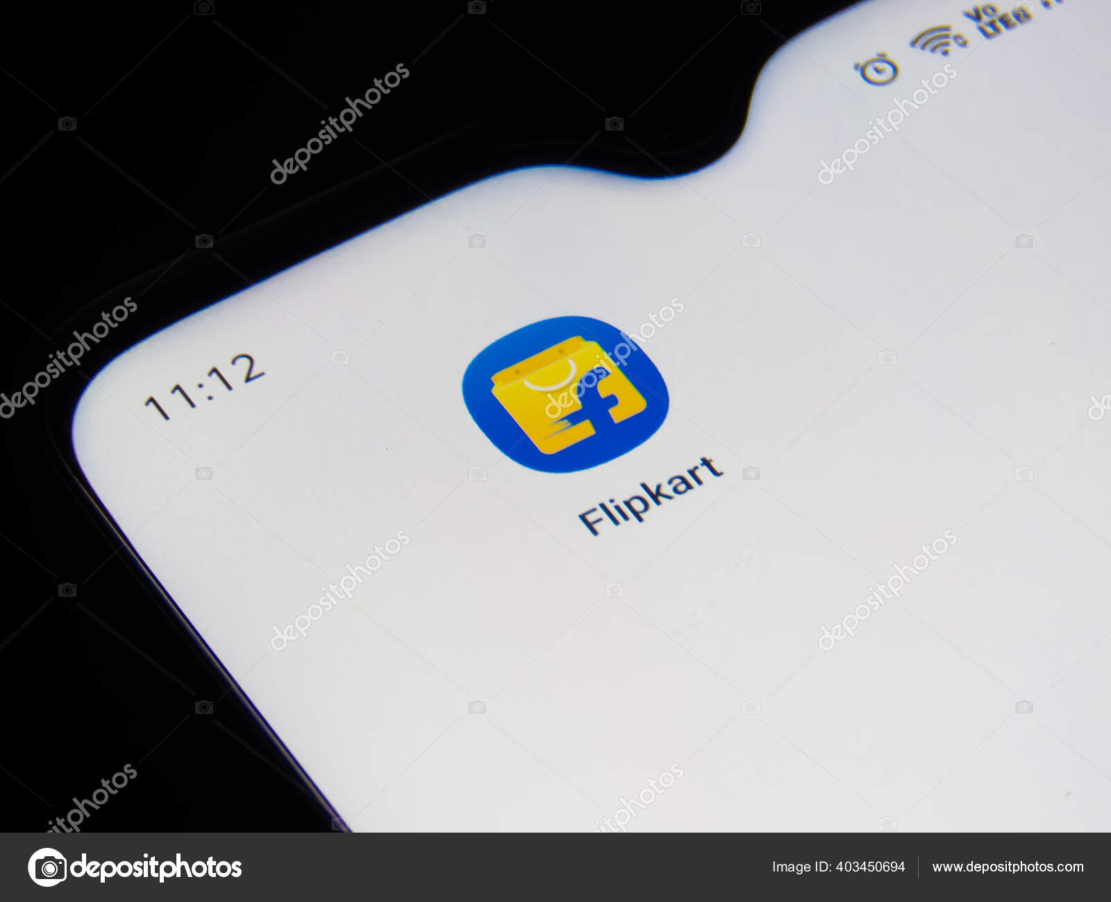 Flipkart App Icon Mobile Screen — Stock Editorial Photo © Tanmoythebong ...