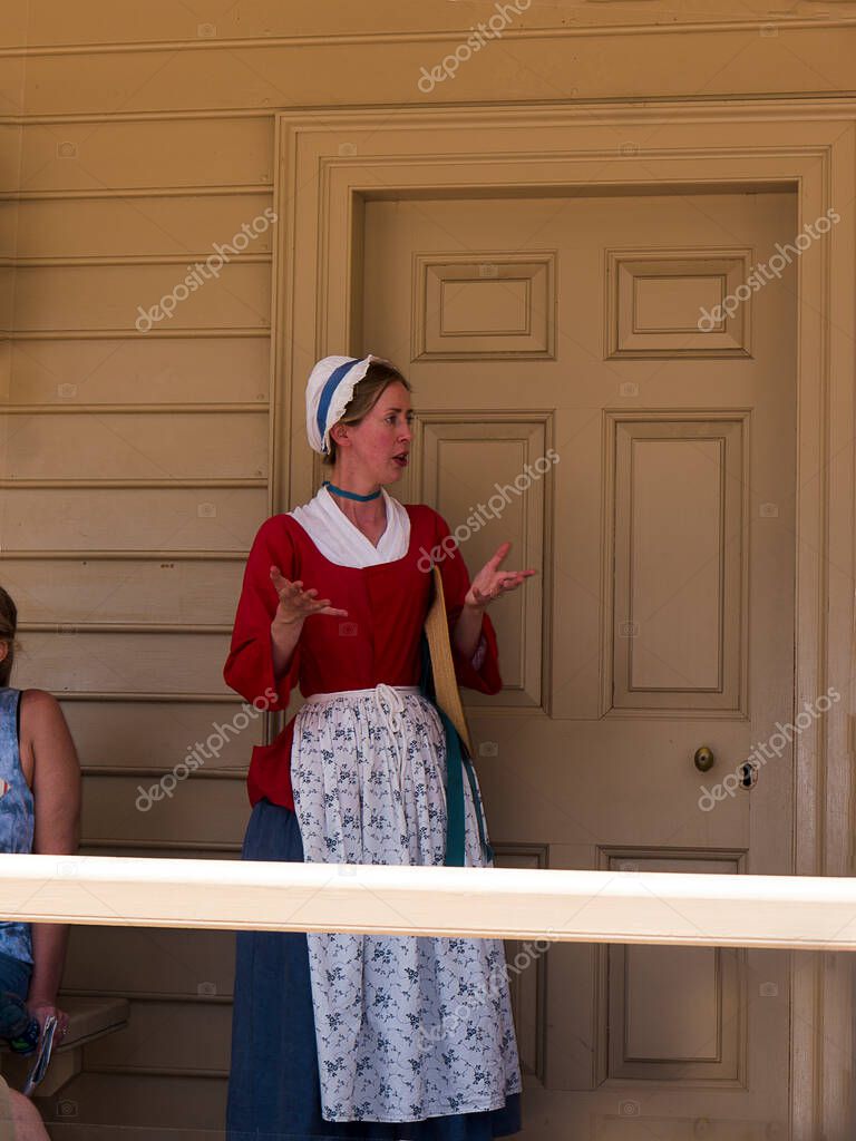 Governors Palace en Colonial Williamsburg, donde los primeros colonos ...