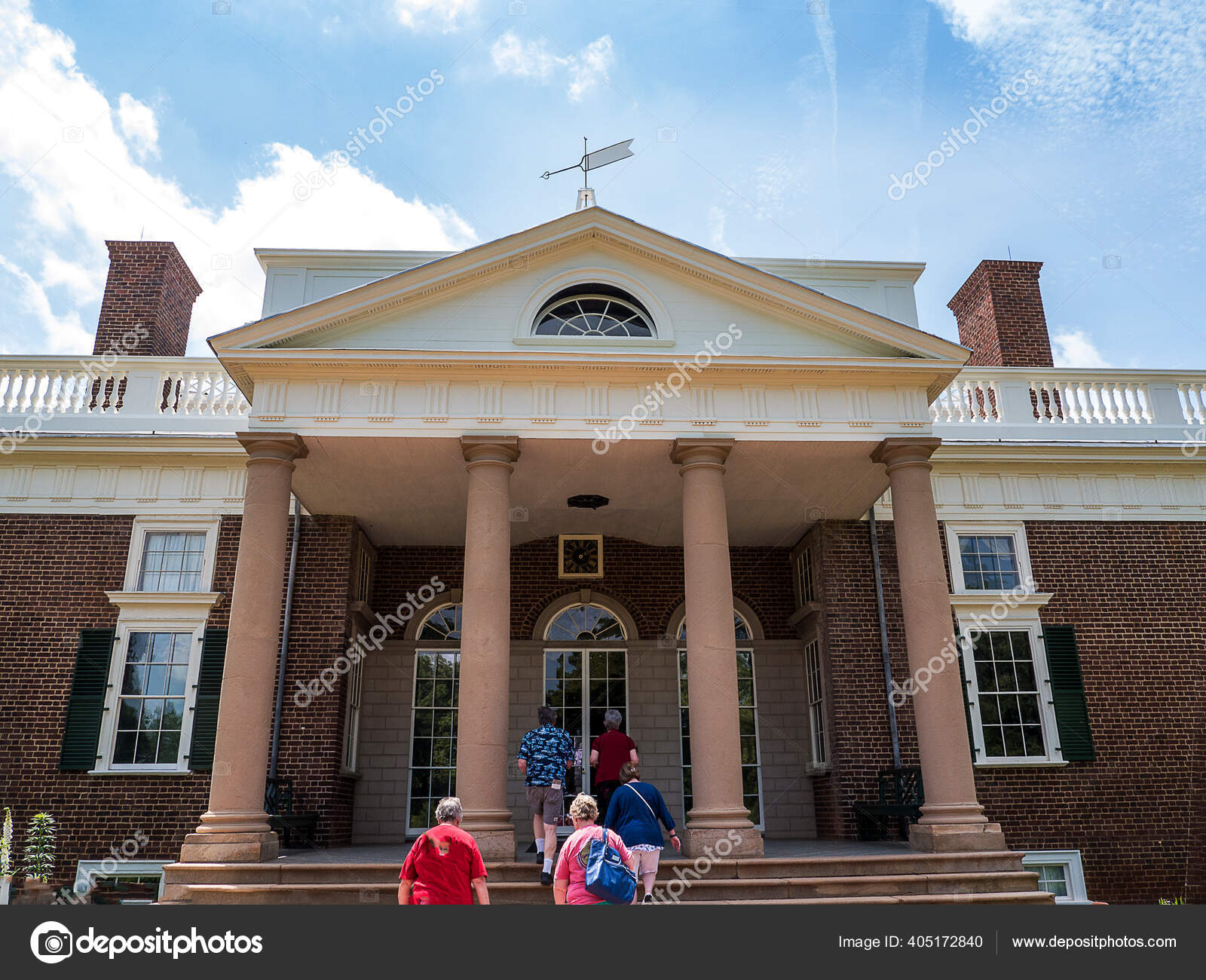 Monticello Primary Plantation Thomas Jefferson Third President United ...