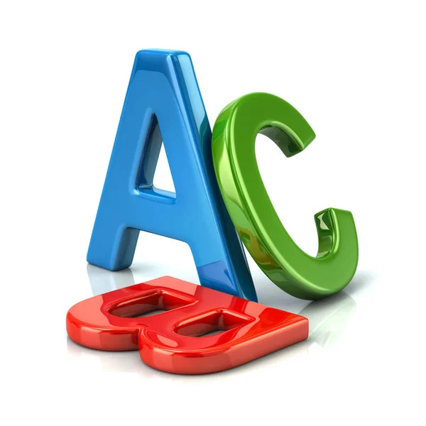 Blue ABC letters Stock Photo by ©valdum 137923842