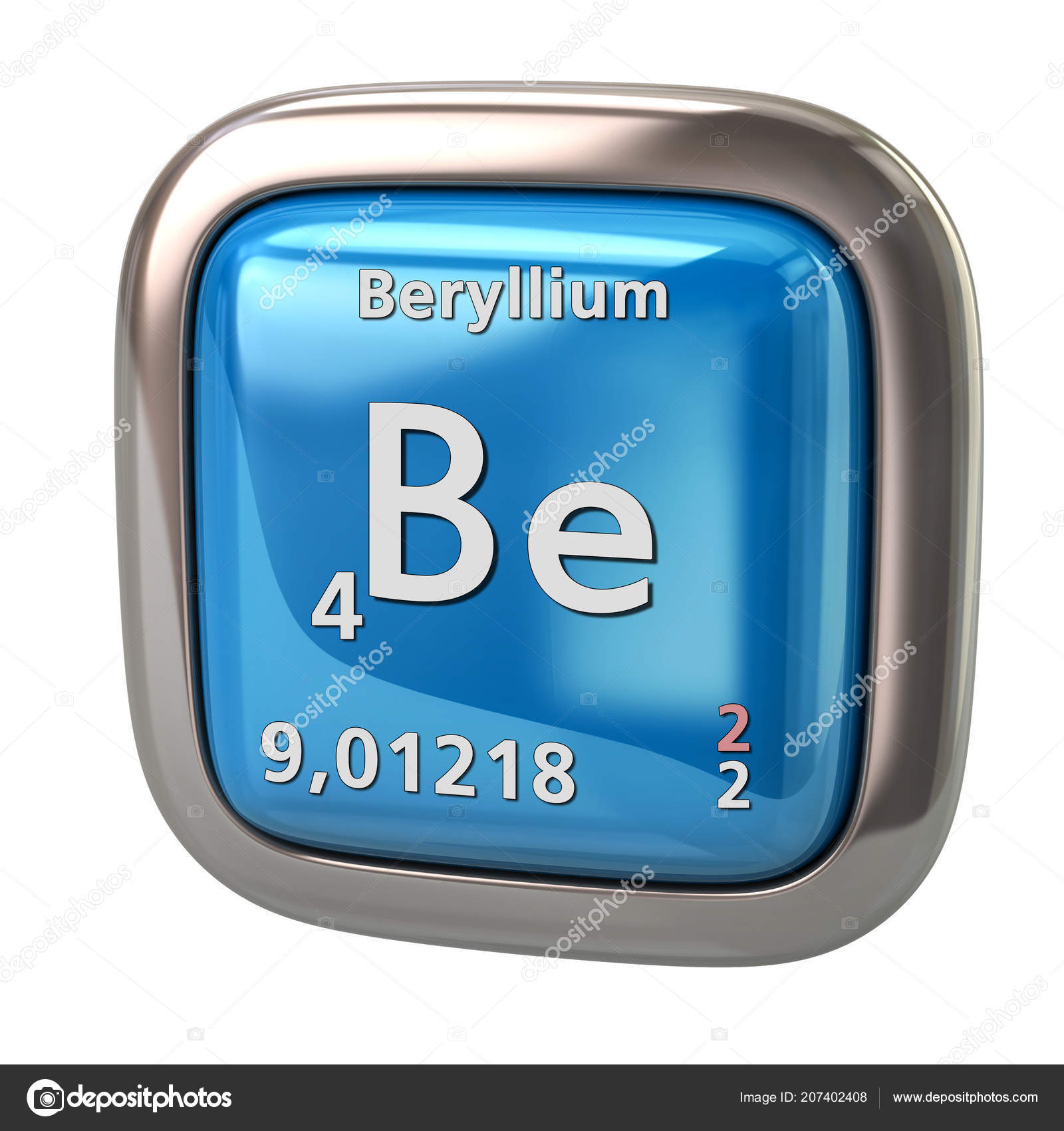 Beryllium Element Periodic Table