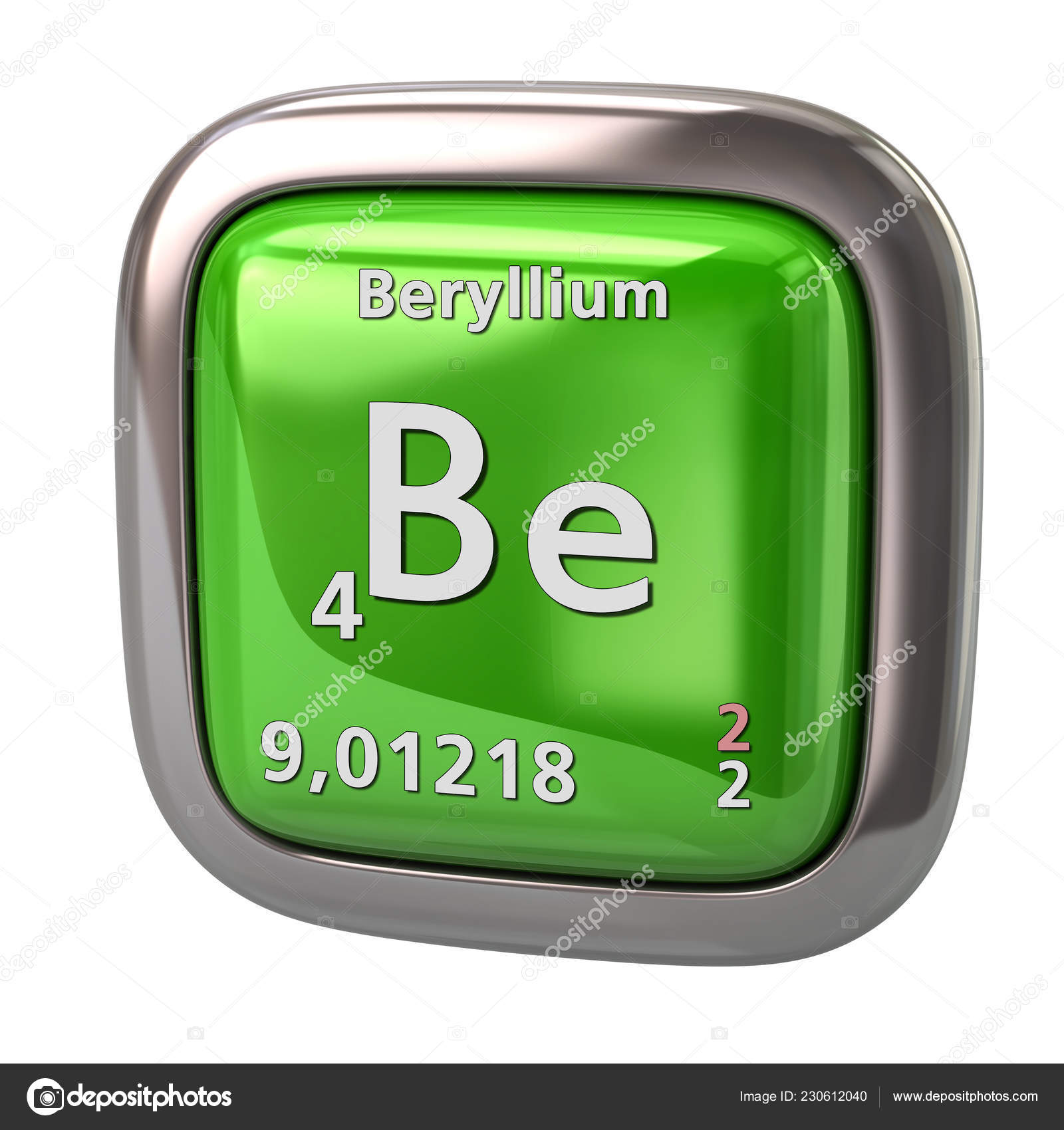 Beryllium Element Periodic Table