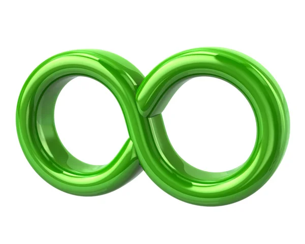 Green infinity icon — Stock Photo © valdum #110319890