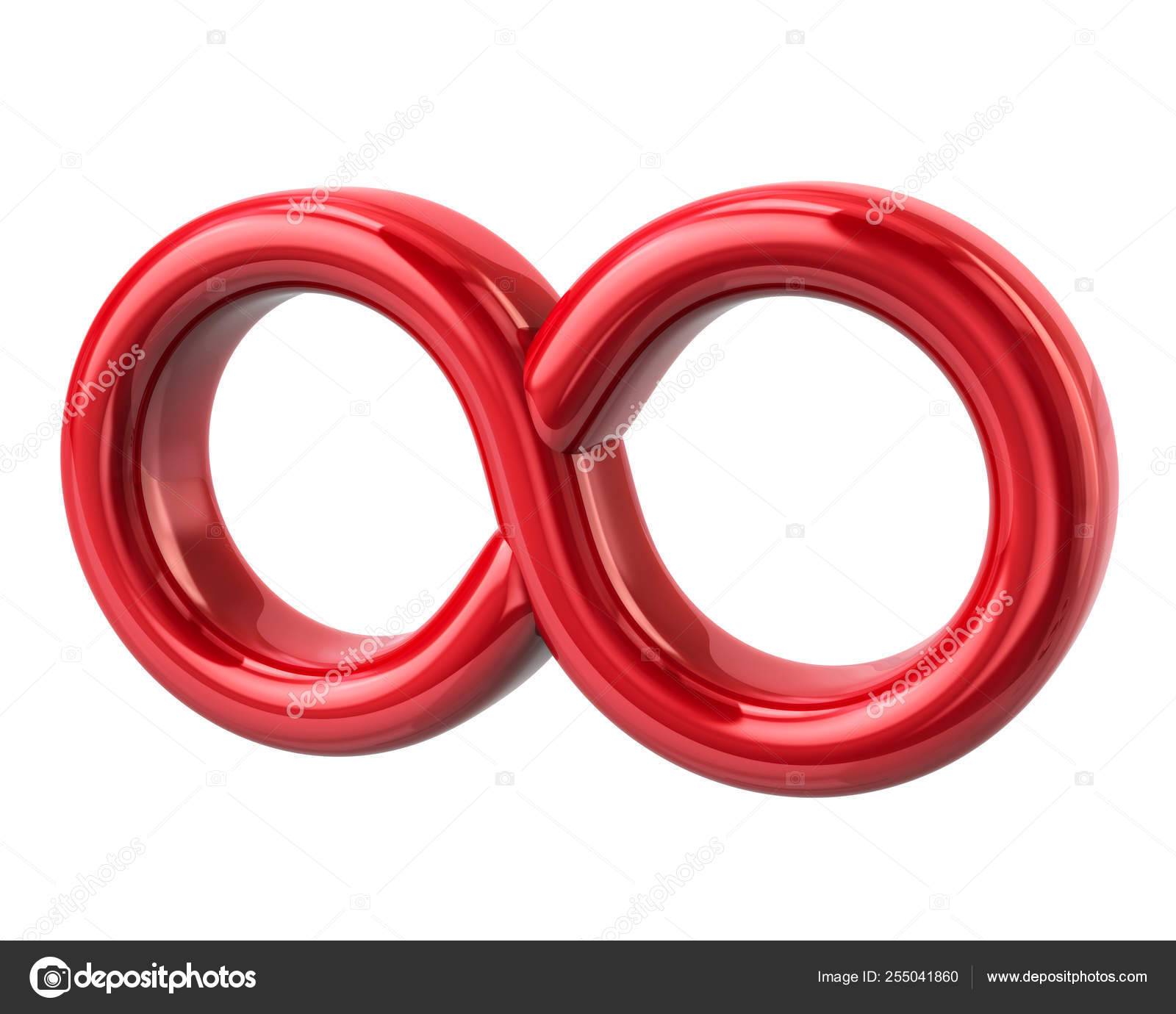 Red symbol of infinity 3d illustration Stock Photo by ©valdum 255041860