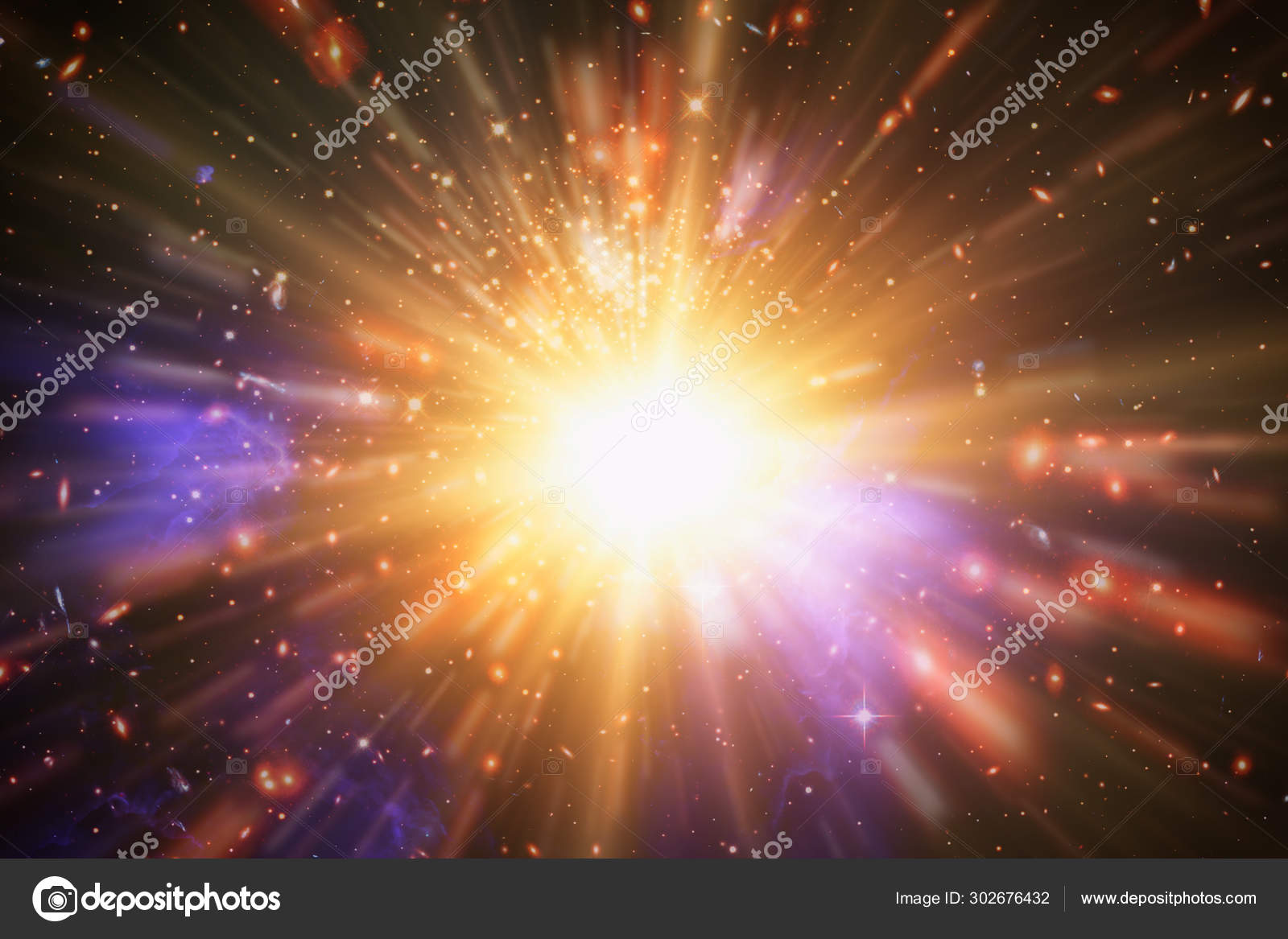 Star splash. The elements of this image furnished by NASA. — Stock ...