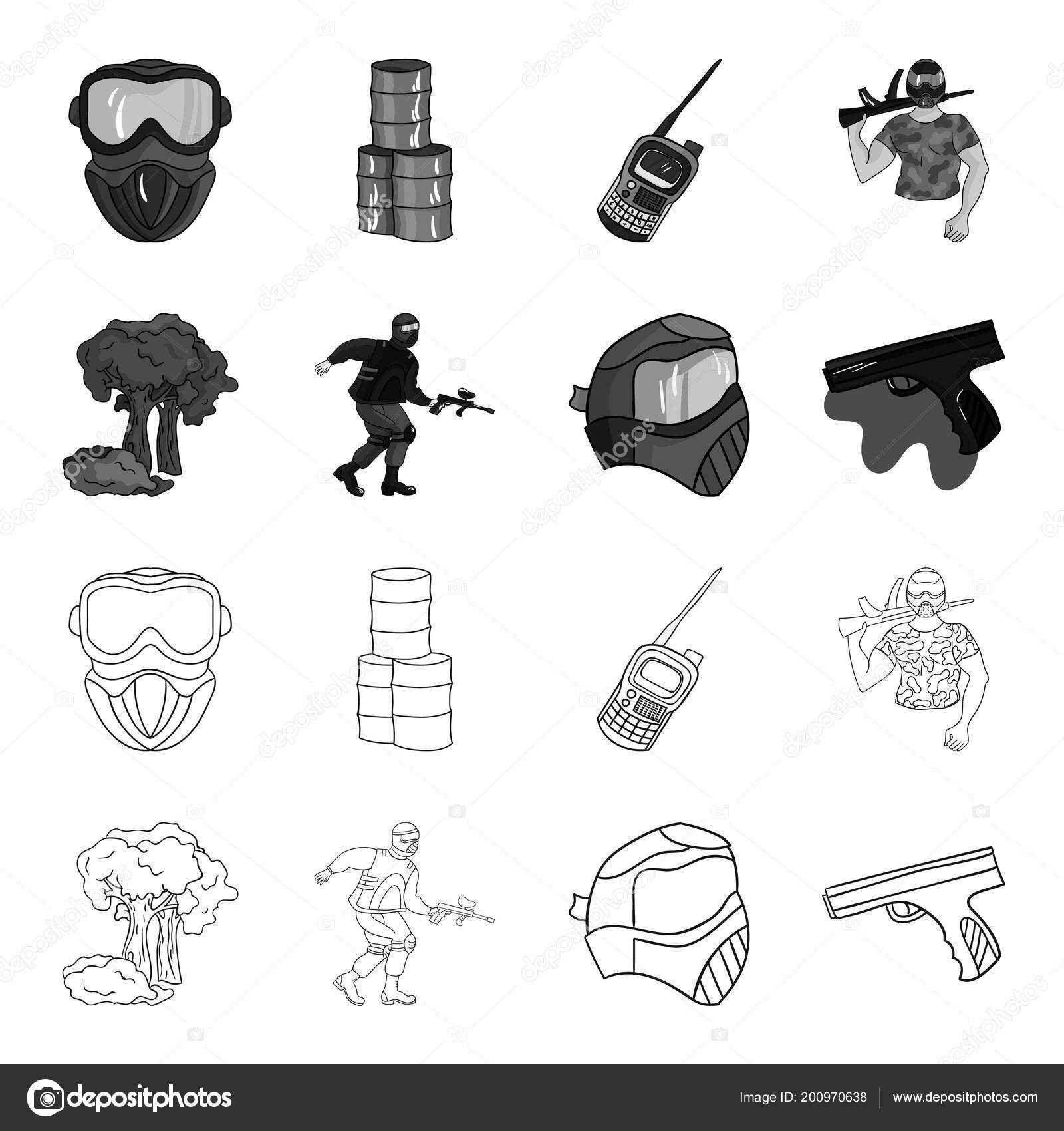 Paintball Mask Drawing