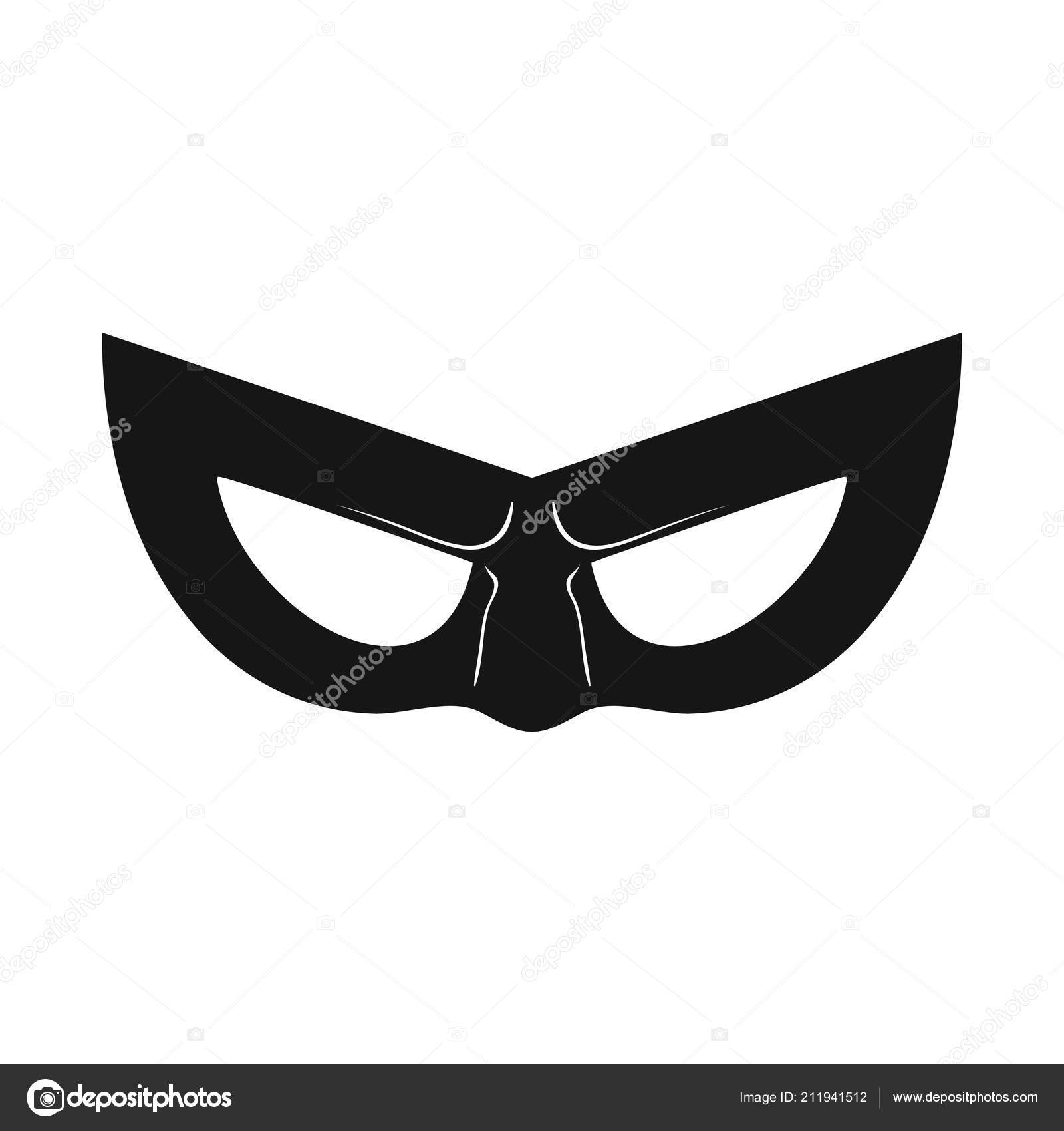 Ilustración Vectorial Del Icono De Héroe Y Máscara Colección De Héroe
