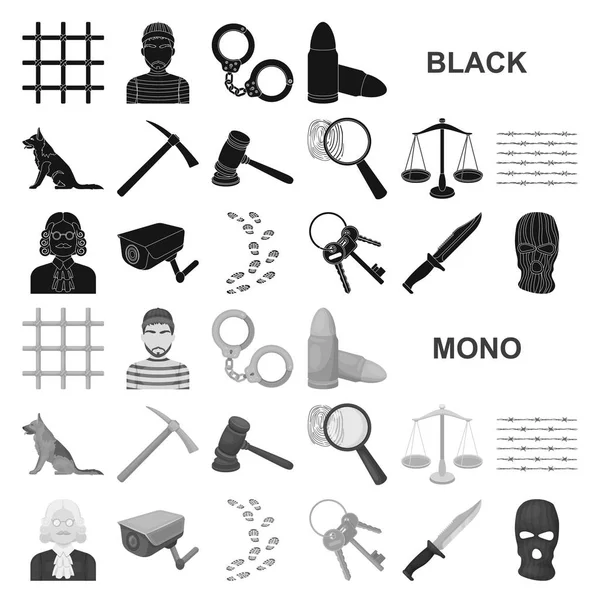 Symboles criminels imágenes de stock de arte vectorial | Depositphotos