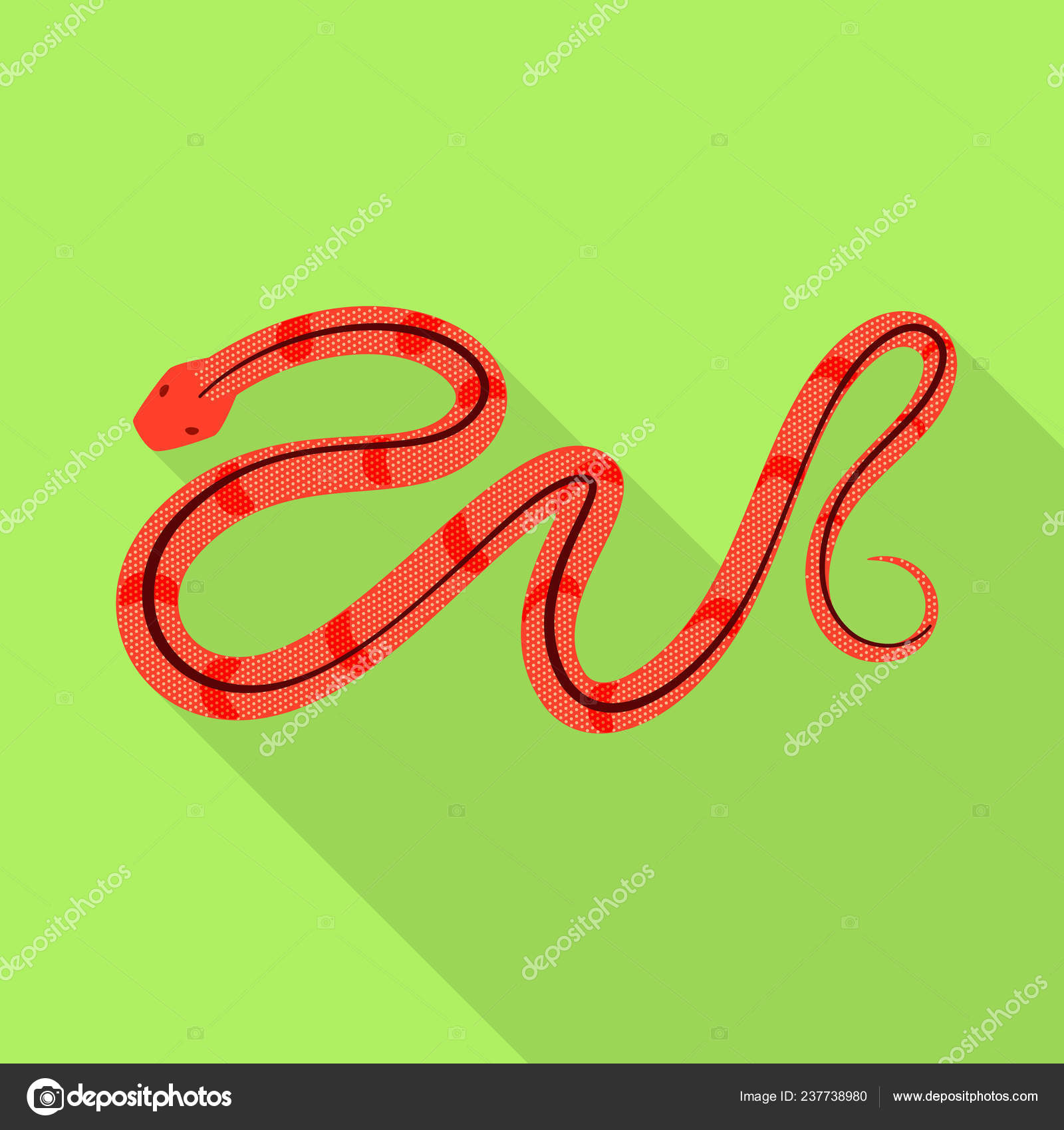 Vector Illustration Of Skin And Reptile Sign Set Of Skin And Danger Stock Vector Illustration