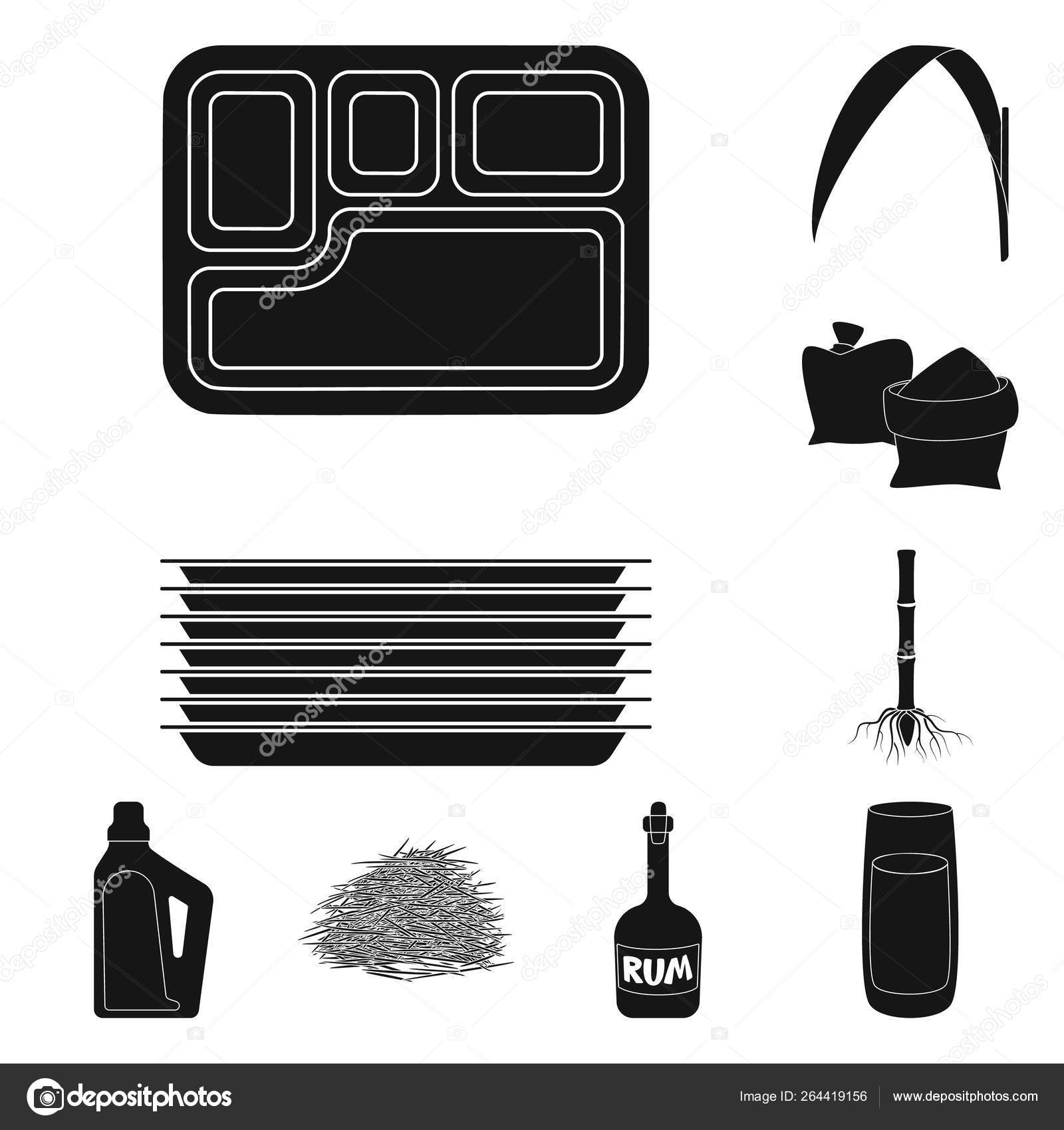 Vector design of sucrose and technology sign. Collection of sucrose and ...
