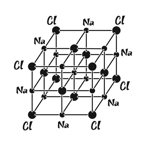 Nacl structure imágenes de stock de arte vectorial | Depositphotos