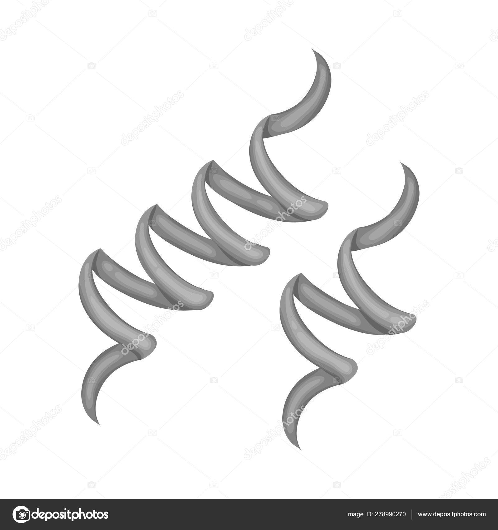 Vector design of algae and spiral logo. Set of algae and natural vector ...