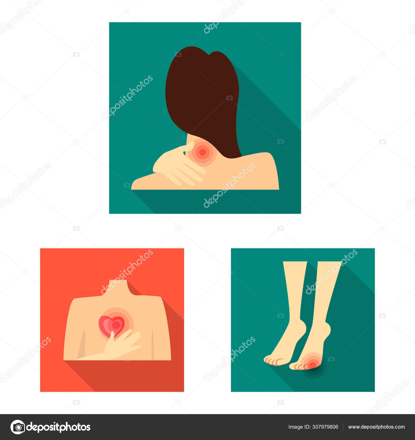 Vector design of damage and wound sign. Set of damage and rendering ...