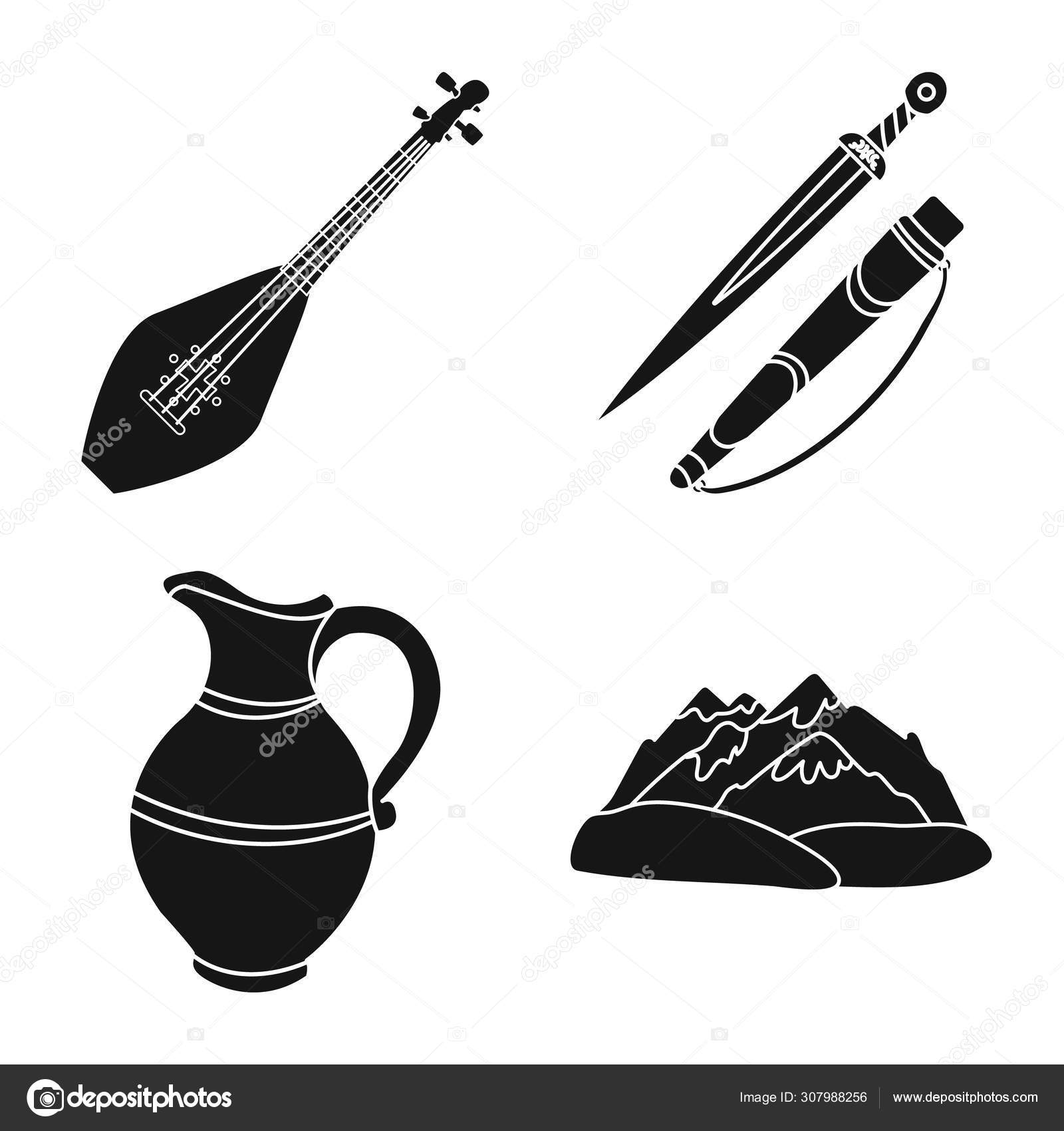 Vector design of heritage and originality icon. Set of heritage and ...