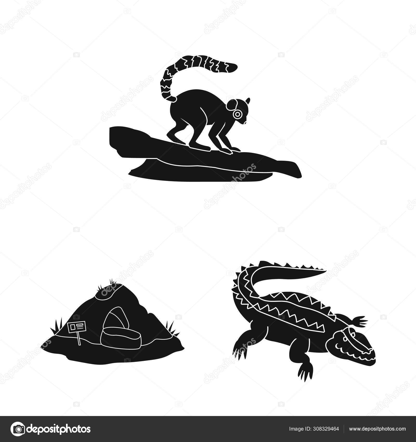 Vector design of fauna and entertainment logo. Collection of fauna and ...