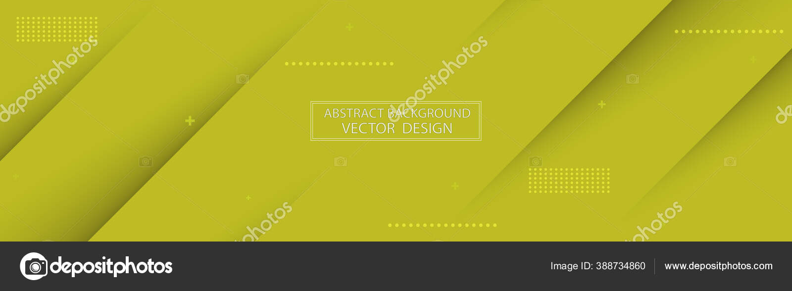 Panoramic Abstract Background Various Shades Green Vector Illustration ...