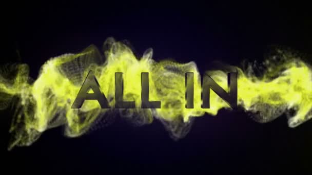 All In Text in Particles — Stock Video © v_creative #65429879