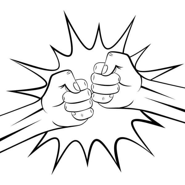 161 Two fists Vector Images | Depositphotos