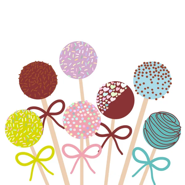 Cake pops Vector Art Stock Images | Depositphotos