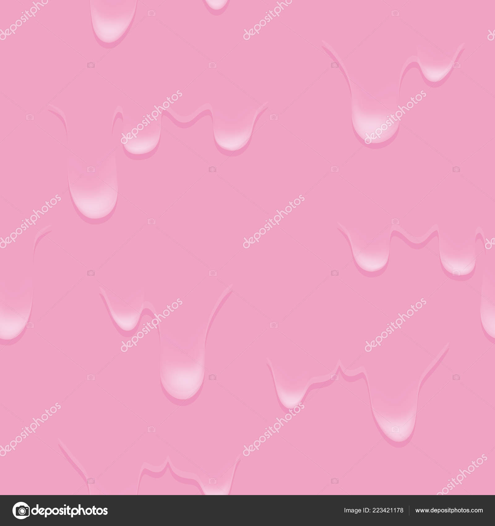Transparent Drop Water Pink Seamless Pattern Abstract Background Site ...