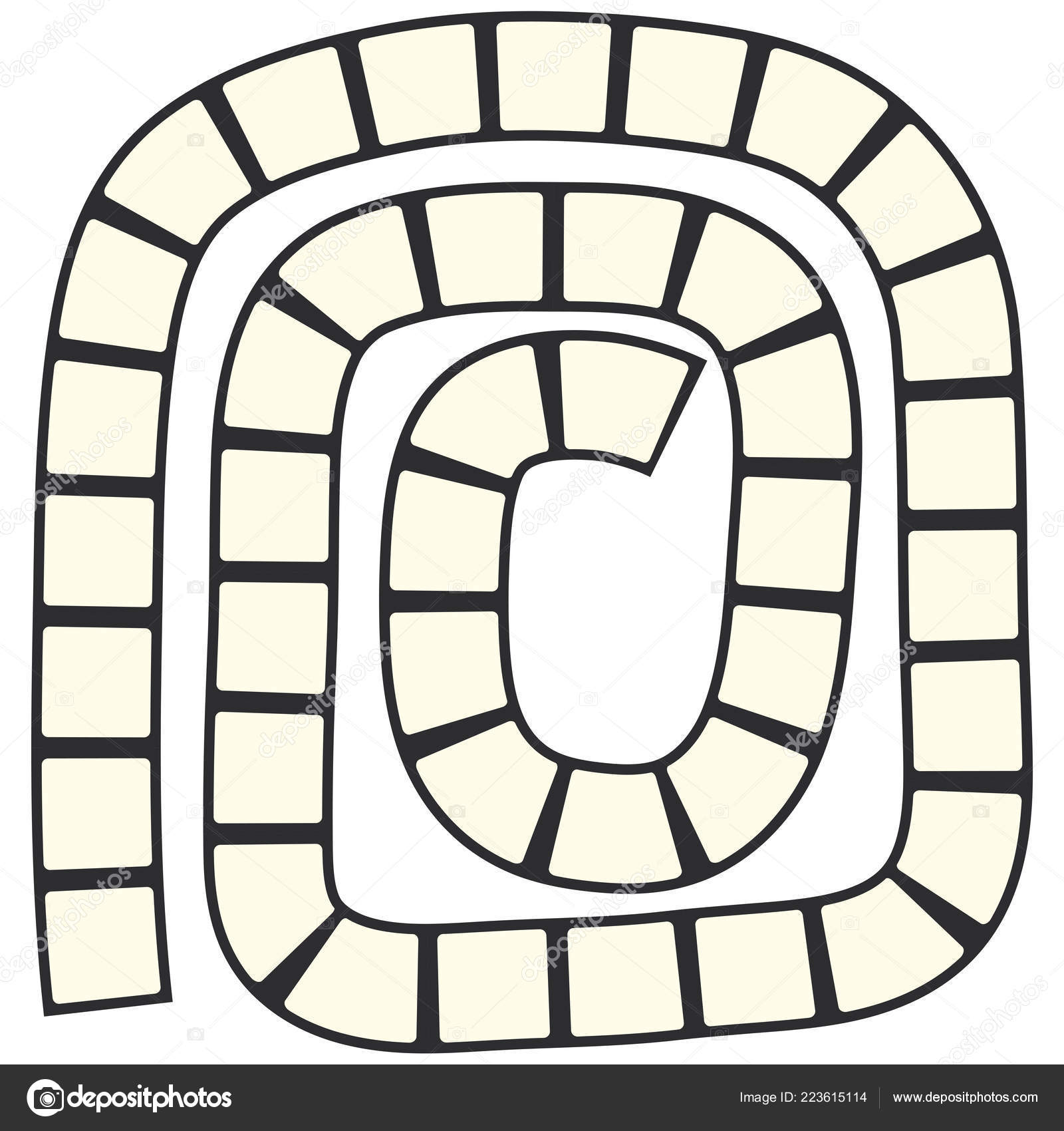 Spiral Board Game Template