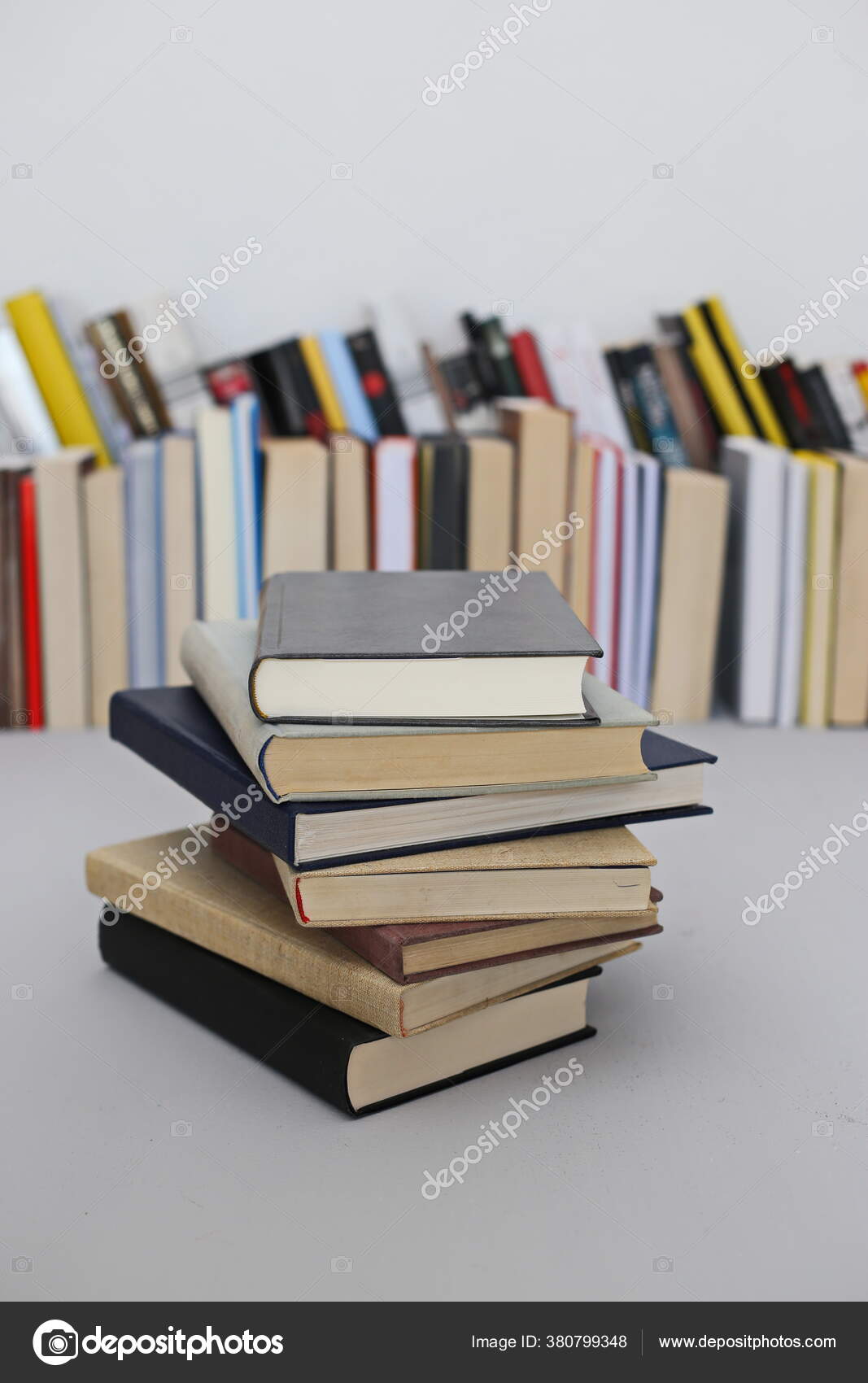 Books Table Library — Stock Photo © JureDivich #380799348