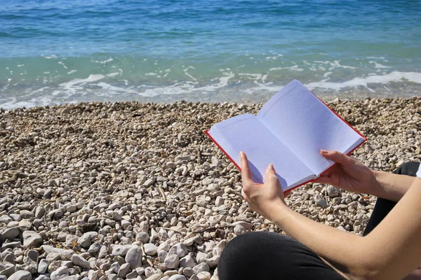 Reading book beach Stock Photos, Royalty Free Reading book beach Images ...