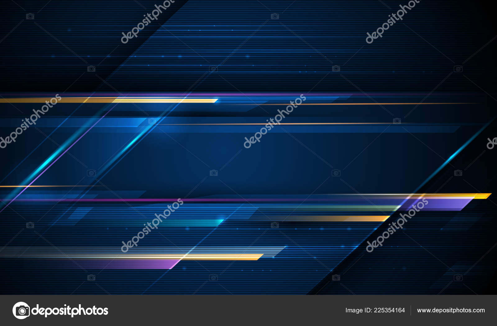 Vector Abstract Science Futuristic Energy Technology Concept Digital ...