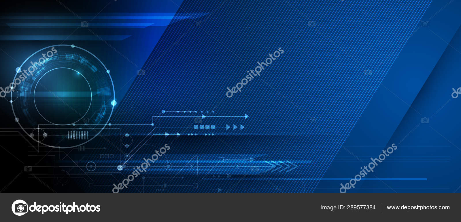 Vector illustration design, High tech computer, science technology ...