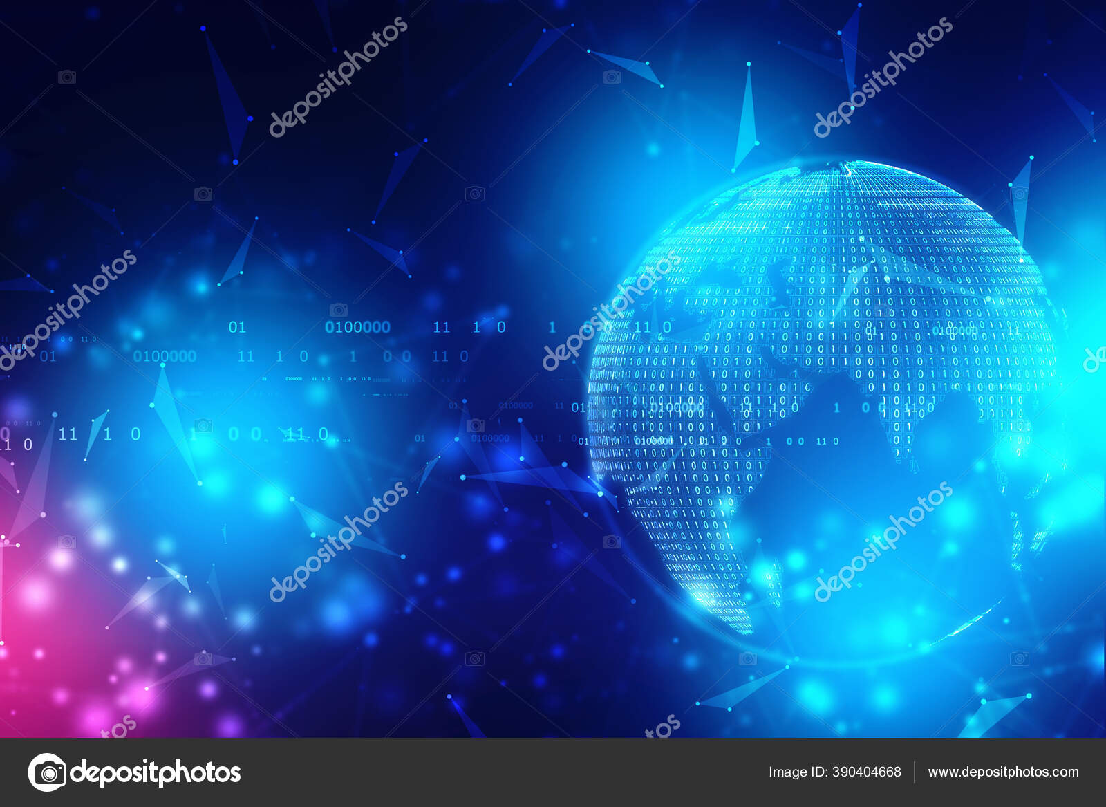 Global Network Connection Concept Big Data Visualization Social Network Communication — Stock