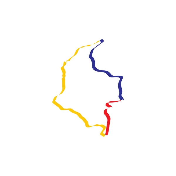 Vectores de Colombia map logo, imágenes vectoriales | Depositphotos