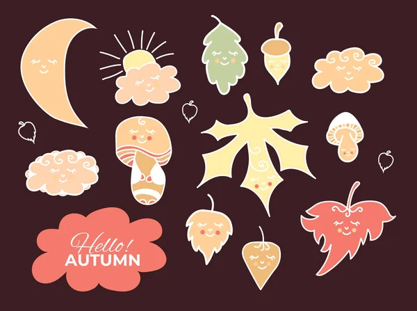 118 Cute fall drawings Vector Images, Cute fall drawings Illustrations ...