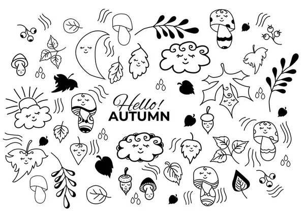 118 Cute fall drawings Vector Images, Cute fall drawings Illustrations ...