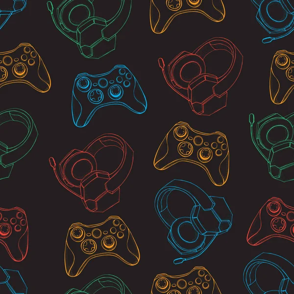 1,475 Gamer pattern Vector Images | Depositphotos