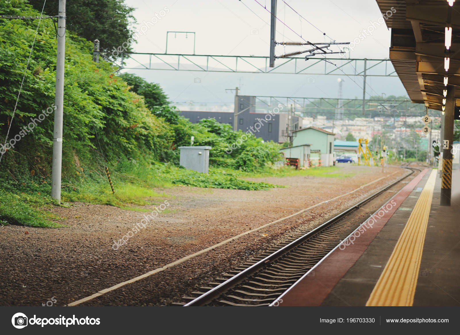 Train Station Background Japan Stock Photo by ©ohishidpt 196703330
