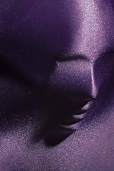 Human face under fabric — Stock Photo © Tverdohlib.com #81788474