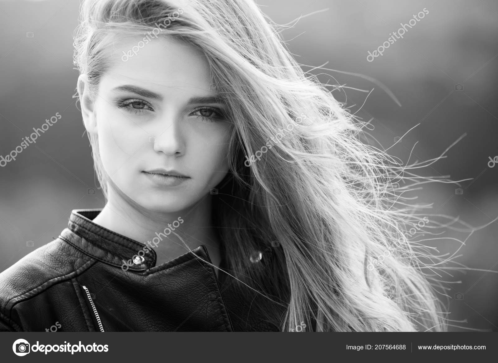 Fashion model on blurred background. Stock Photo by ©Tverdohlib.com ...
