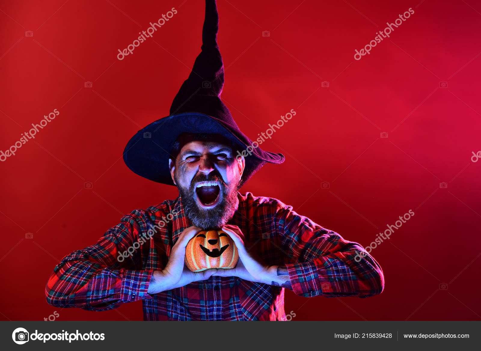 Horror Man Funny Faces Halloween Decoration Scary Concept Halloween ...