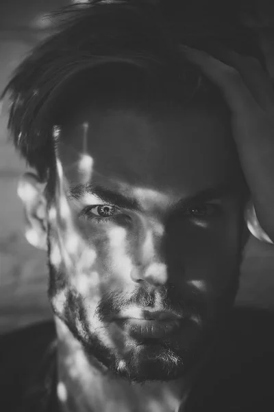 Portrait brooding man Stock Photos, Royalty Free Portrait brooding man ...