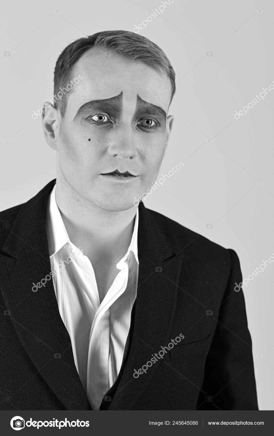 Sad Mime Makeup