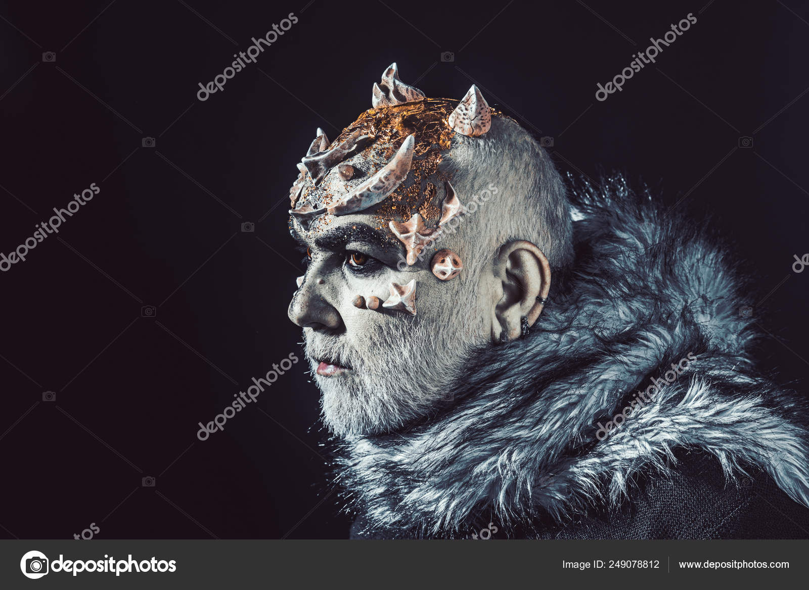 Ice Demon Makeup