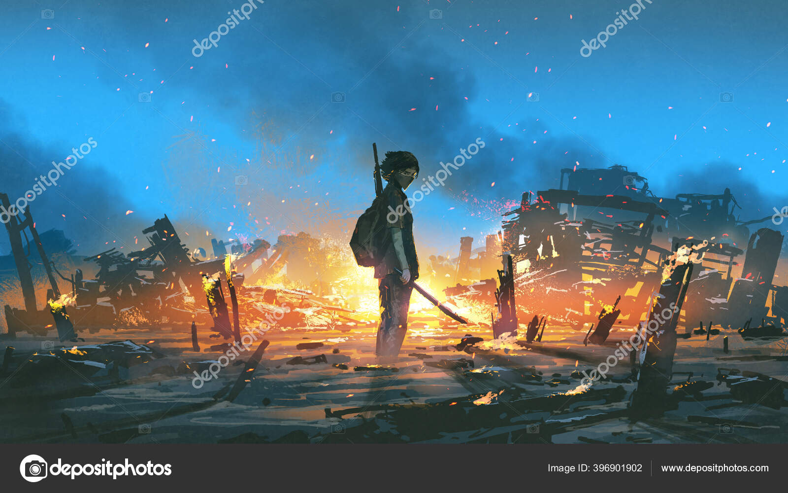 Apocalypse City Drawing