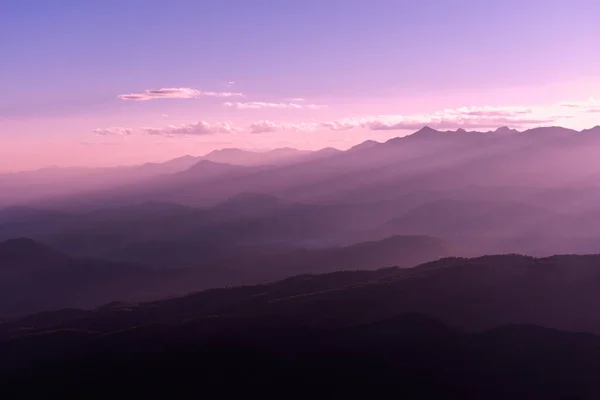 Pink sunset mountains Stock Photos, Royalty Free Pink sunset mountains ...