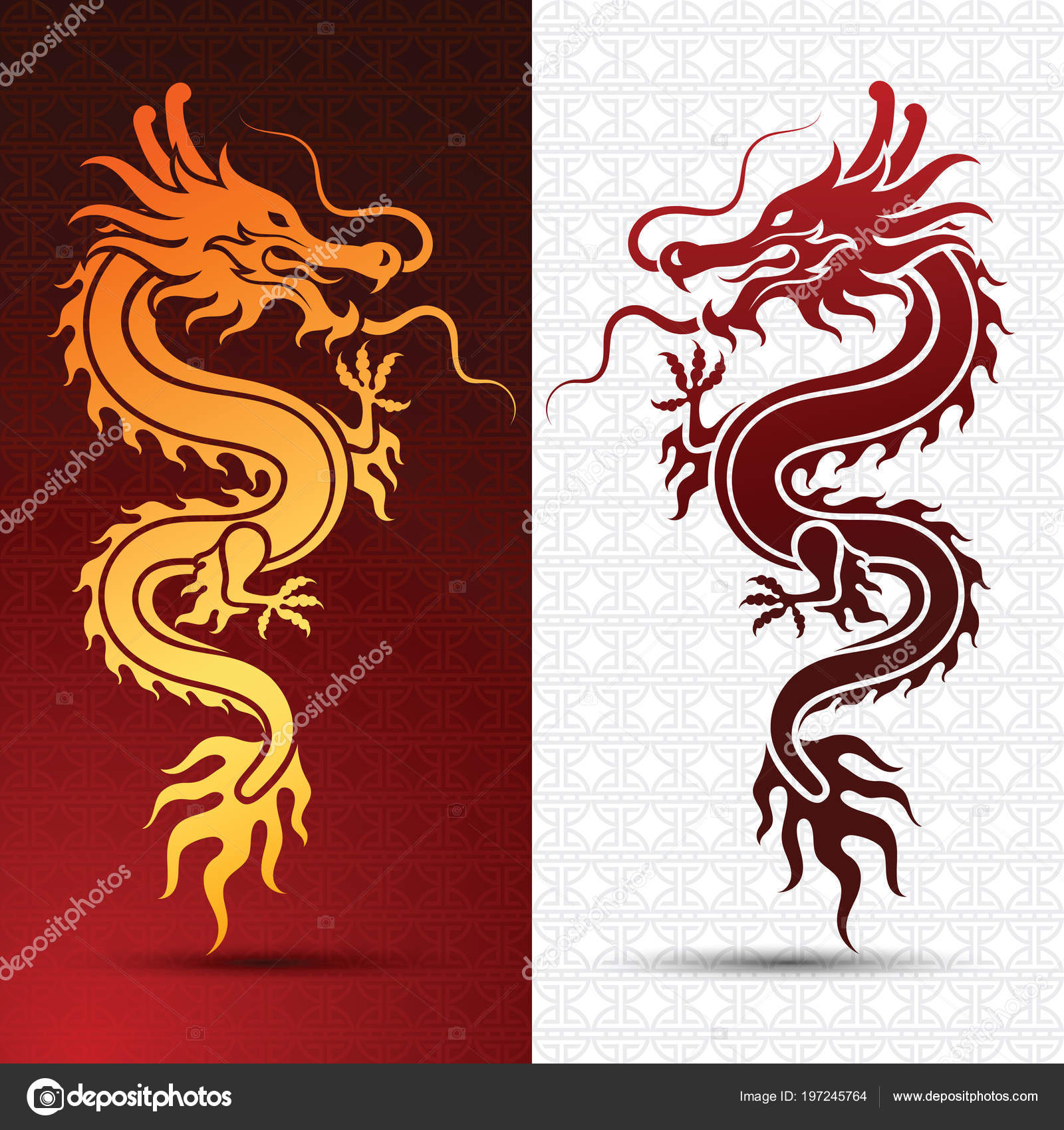 Traditional Chinese Dragon Designs