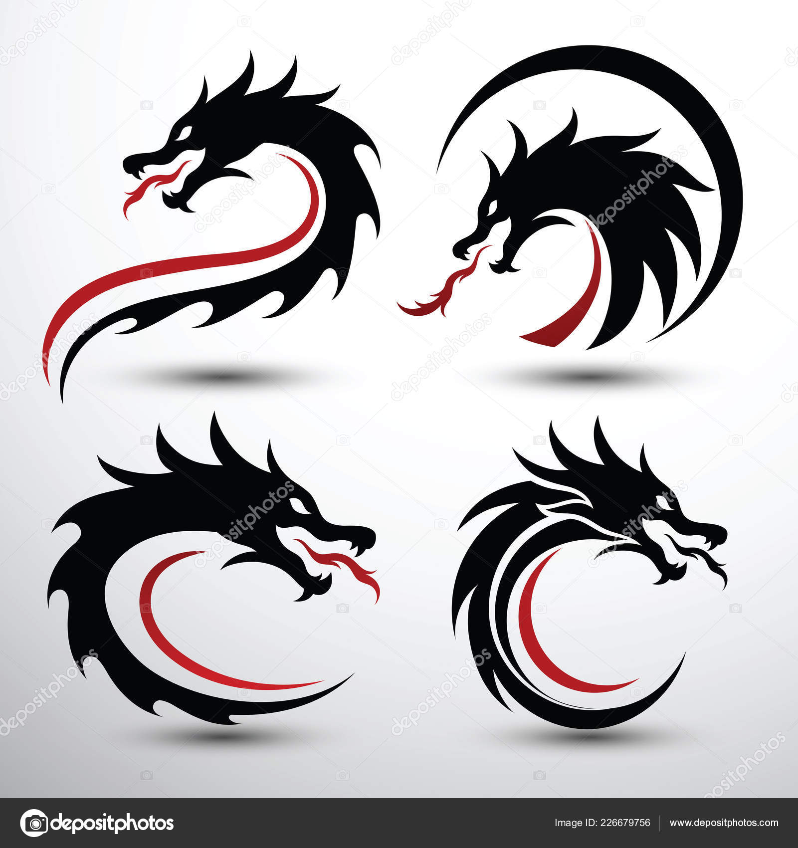 Dragon Face Design