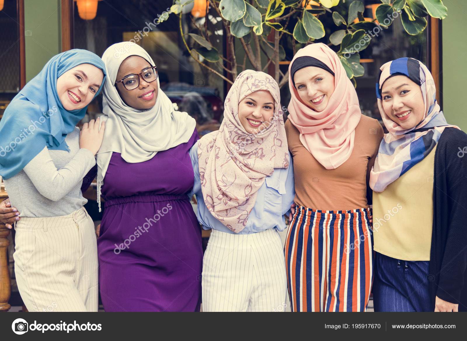 Group Islamic Friends Embracing Smiling Together — Stock Photo © Rawpixel #195917670
