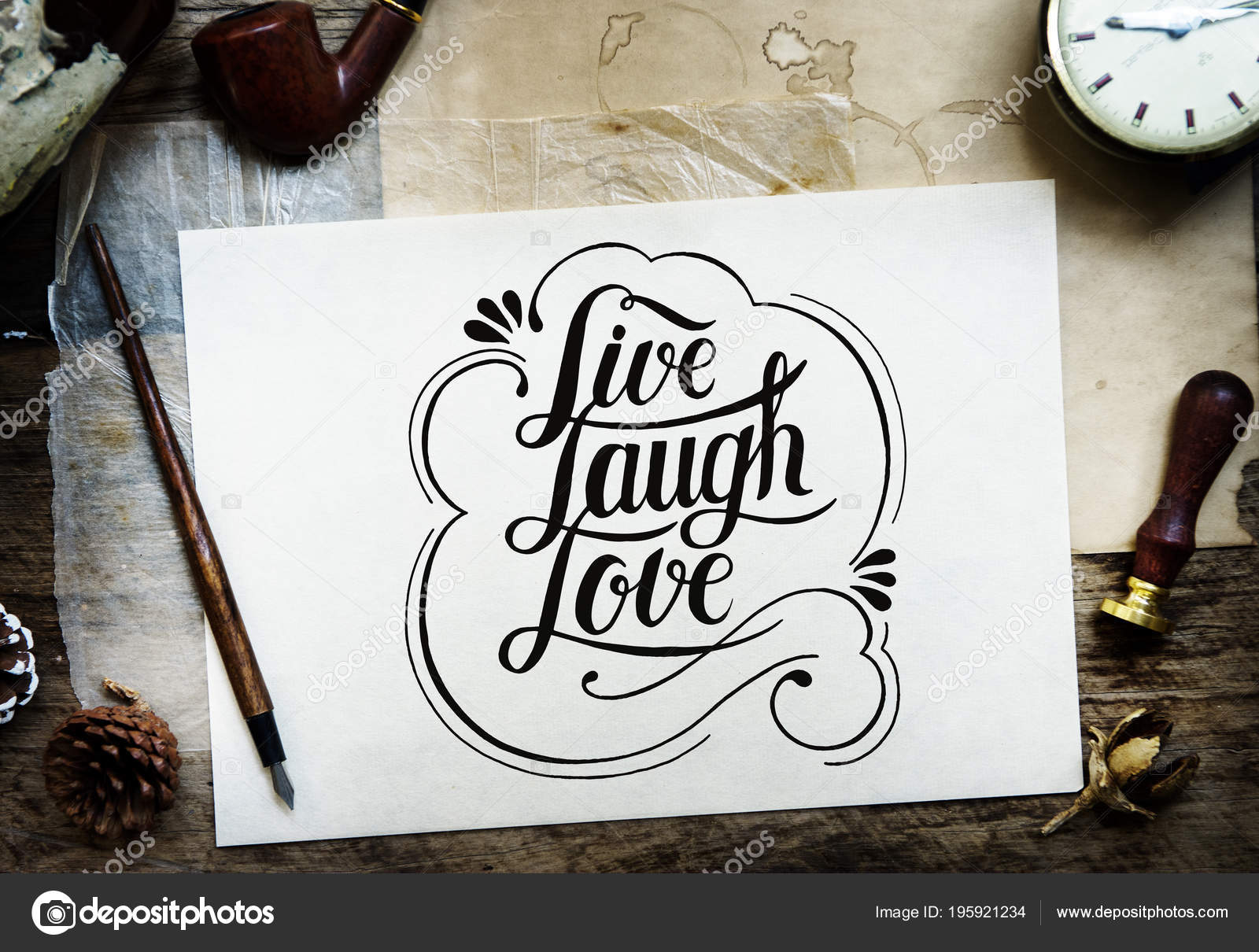 Calligraphy Sheet White Paper Stock Photo by ©Rawpixel 195921234