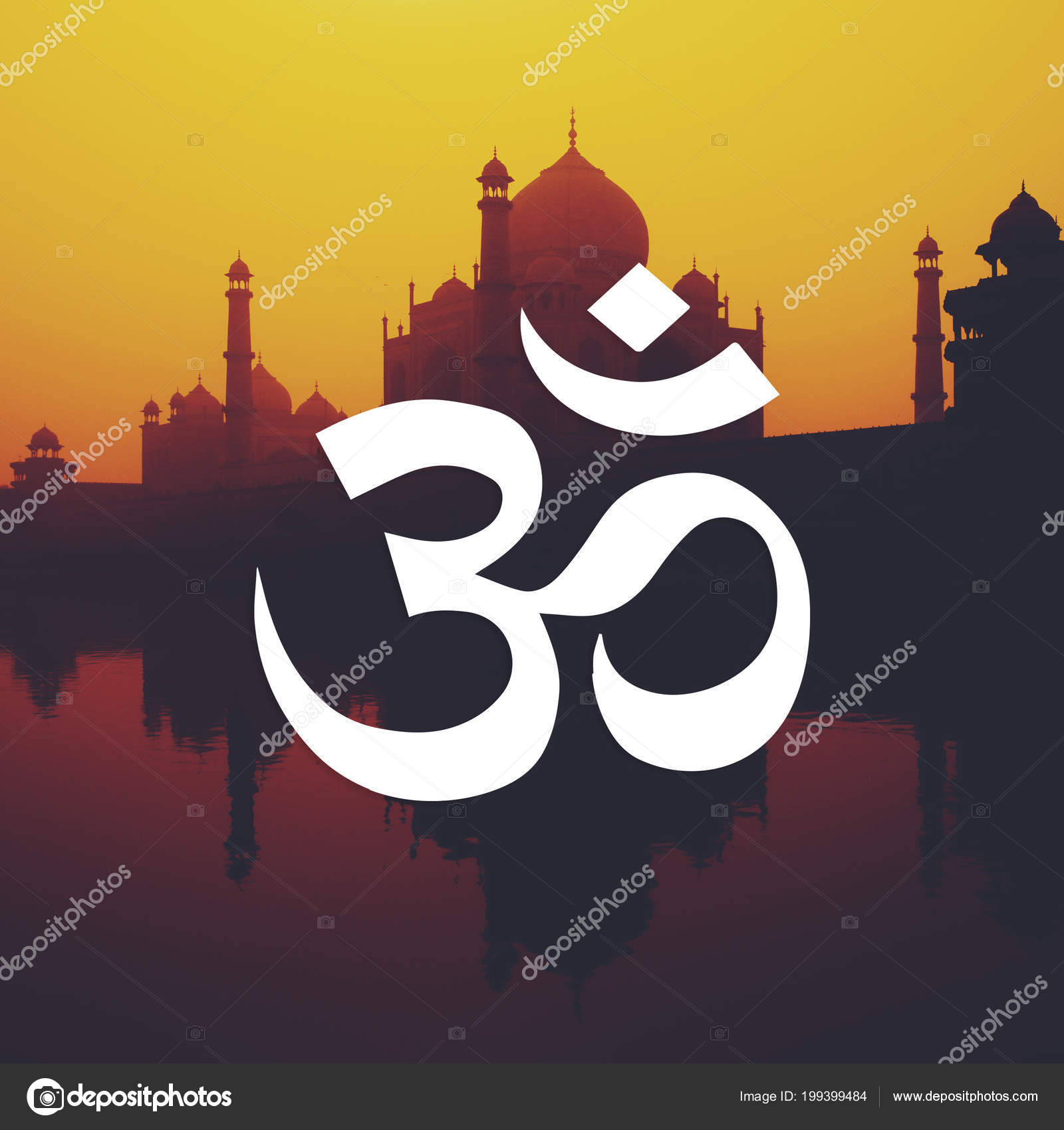 Sacred Hindu Aum Symbol Stock Photo by ©Rawpixel 199399484